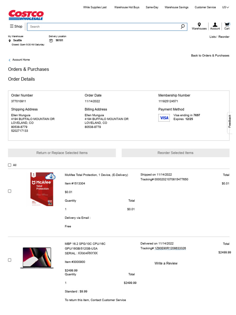 Costco KX904RNYXK | PDF | Costco | Service Industries