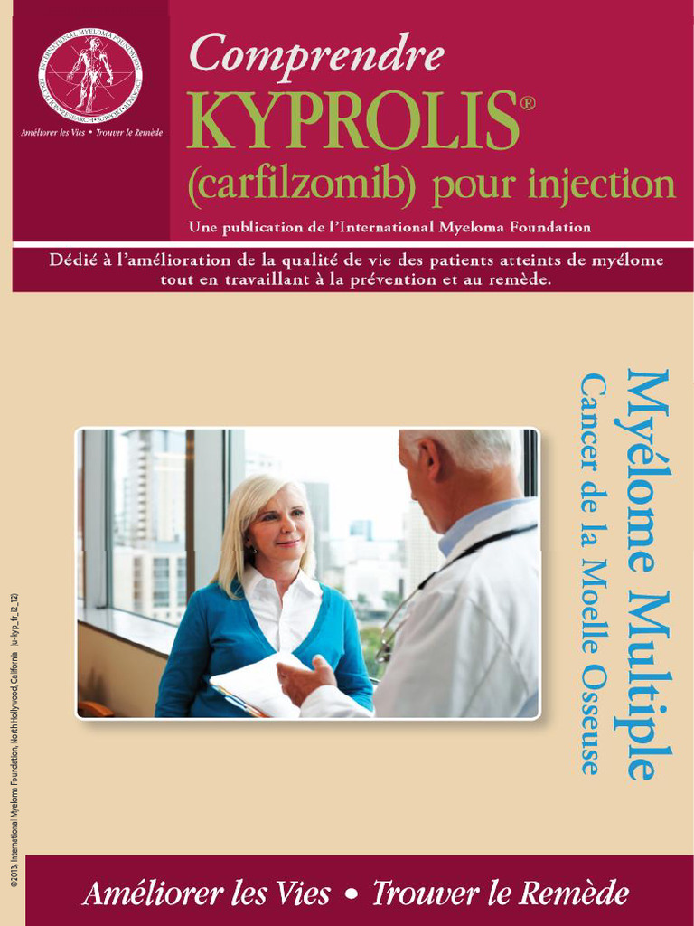 2013 IMF Comprendre KYPROLIS Carfilzomib | PDF