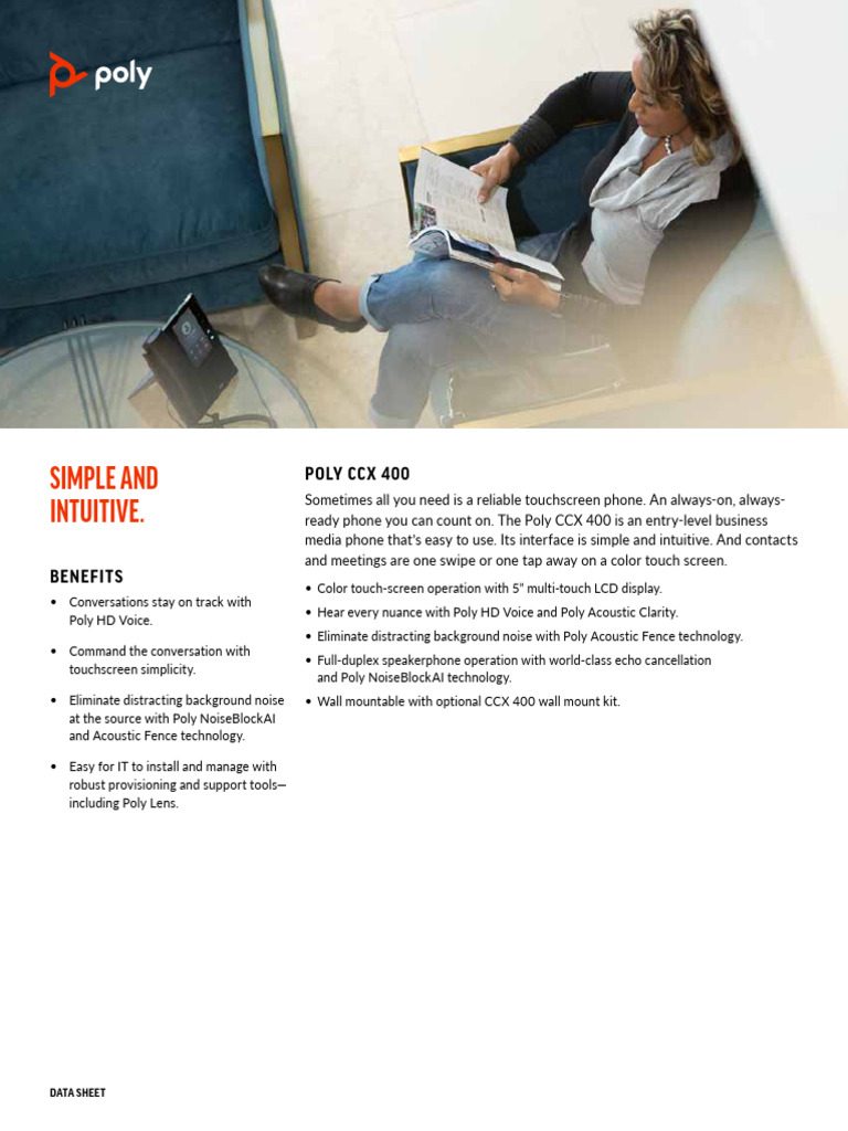 Edge CCX 400 Datasheet | PDF | Touchscreen | Computer Network