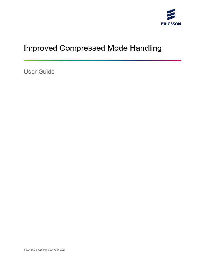 Improved Compressed Mode Handling | PDF | Information And Communications Technology ...