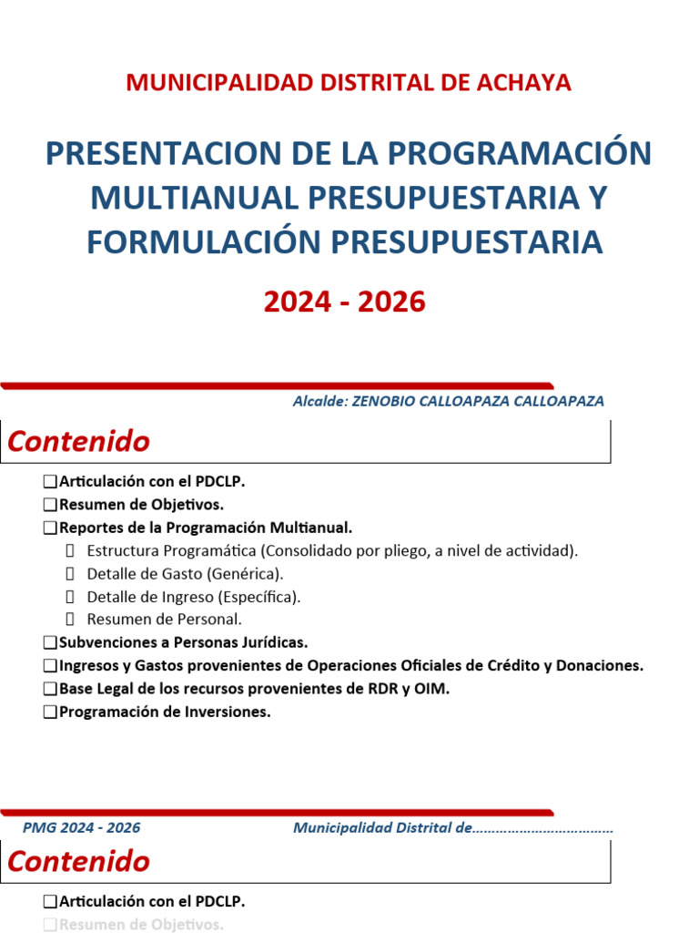 Sustentación de PMP 2024 | PDF | Economias