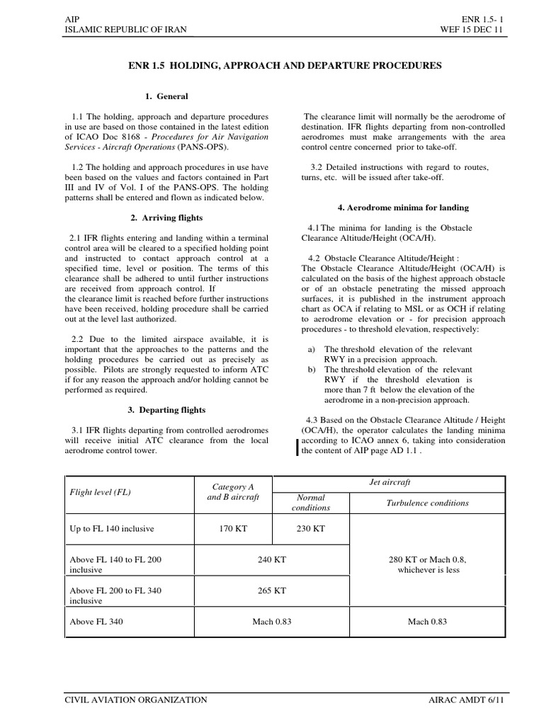 ENR 1-5 | PDF | Instrument Flight Rules | Air Traffic Control