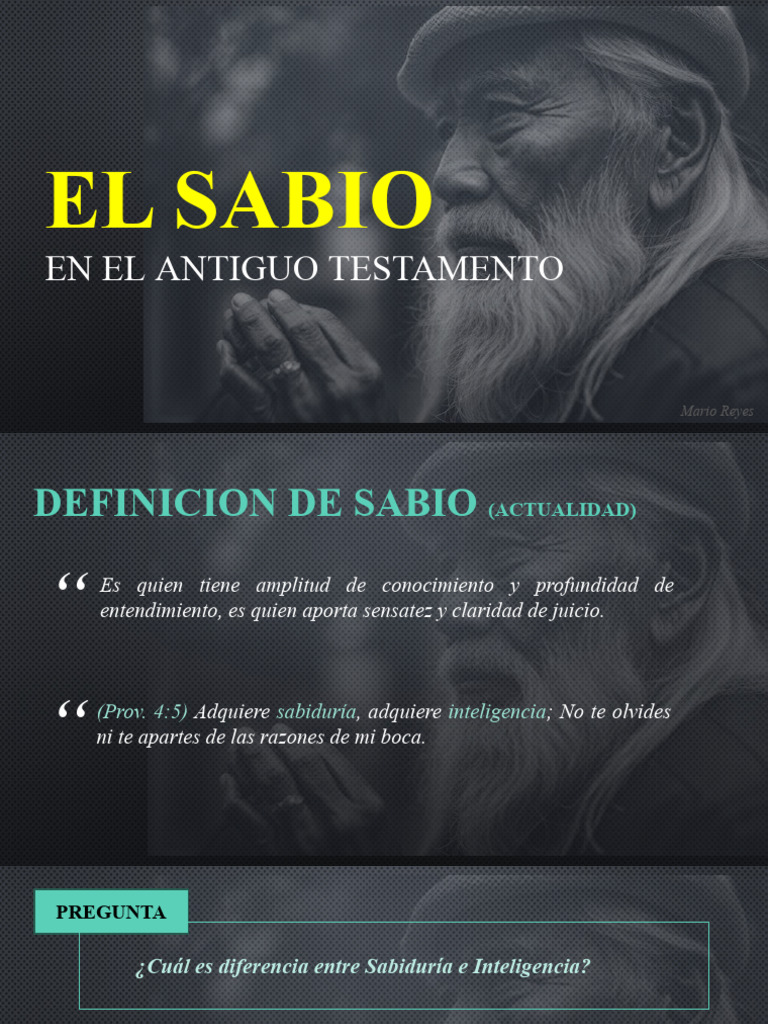 El Sabio - Expo | PDF | Sabiduría