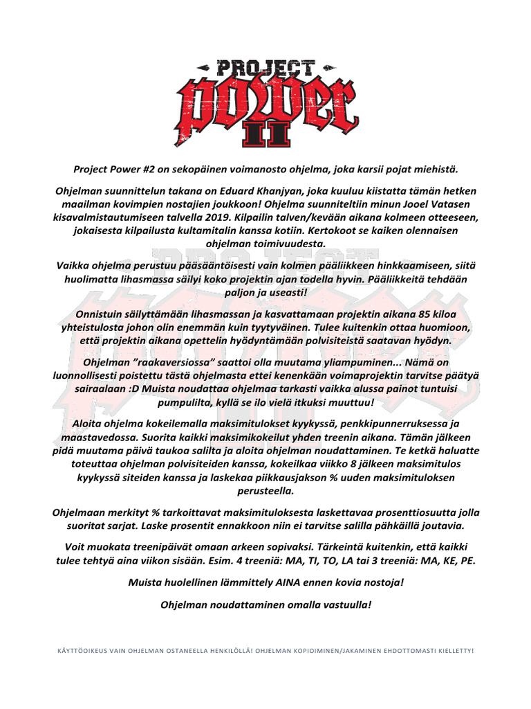 Project Power #2 2 | PDF