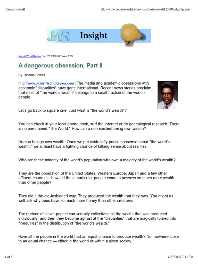 12.27.06 A Dangerous Obsession Part 2 | PDF | Economies