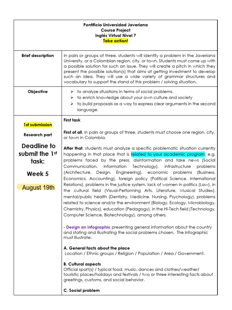 Project Level 7 Task 1 | PDF | Science | Grammar