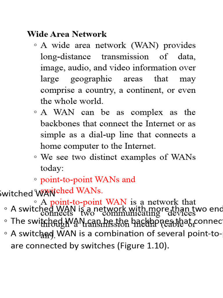 WAN COMPONENTs | PDF