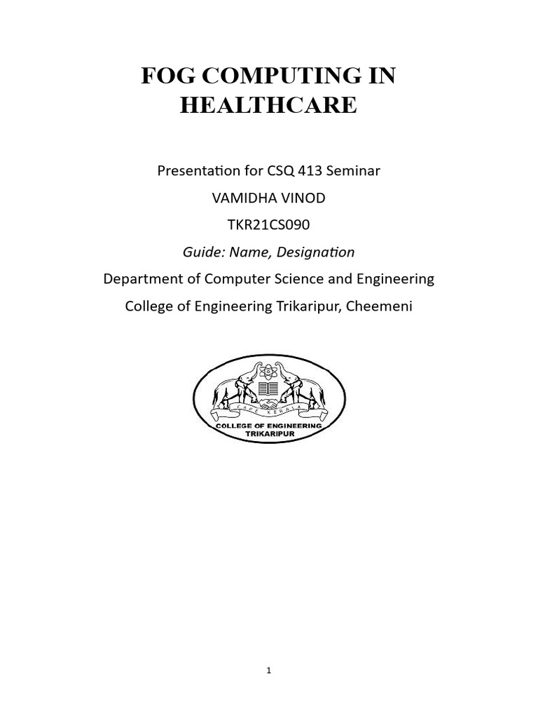 Fog Computing | PDF | Internet Of Things | Cloud Computing