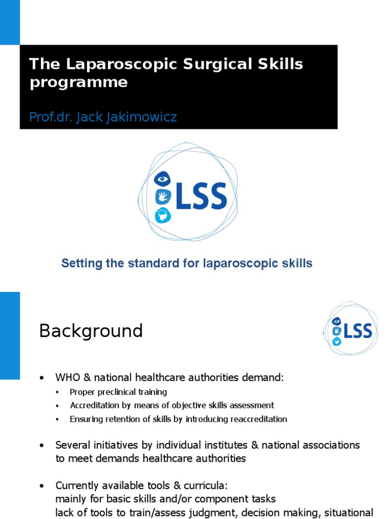 LSS The Laparoscopic Surgical Skills Programme | PDF | Educational ...