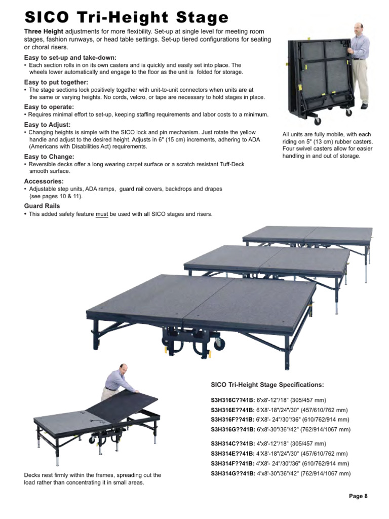 Tri-Height Performance Stage Brochure | PDF