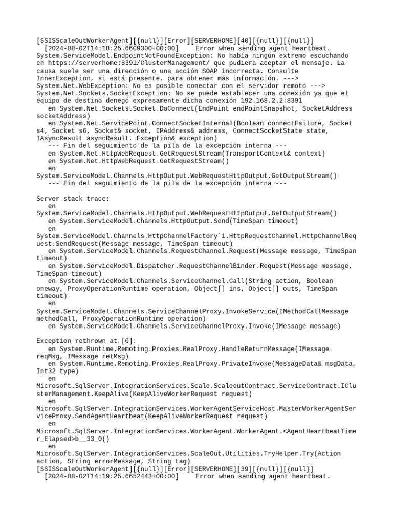 WorkerAgentService - Log 2024-08-02 14-18-20 816980 000022 | PDF | Zócalo de red | Servidor SQL ...