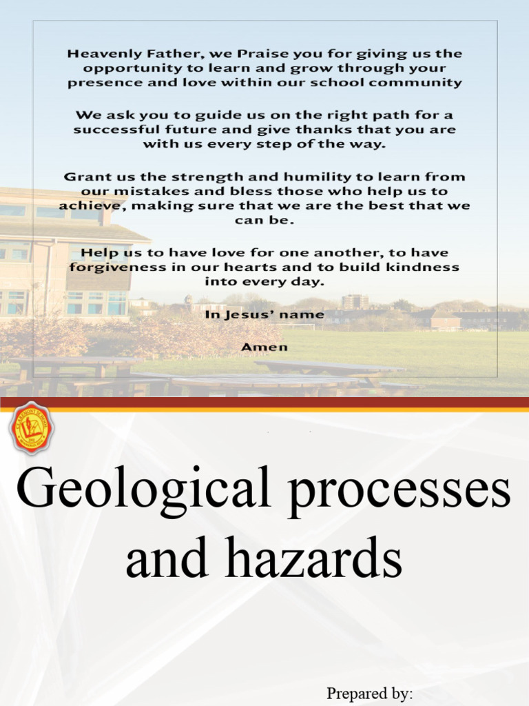 Lesson 8 Geological Processes and Hazards | PDF | Earthquakes | Landslide