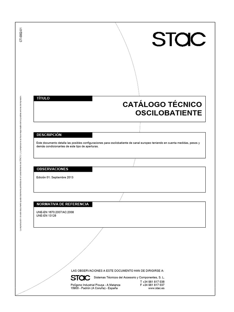 Stac OSCILO CLASSIC | PDF