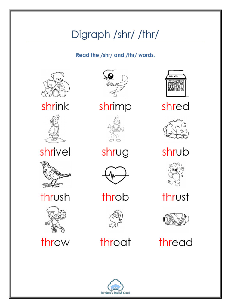 Digraph SHR THR | PDF