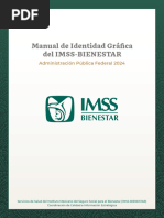 Guia Logotipo Programa IMSS-Bienestar | PDF | Modelo de color Rgb | Cian