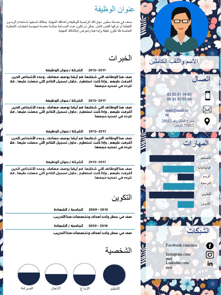 05 CV Arabic | PDF