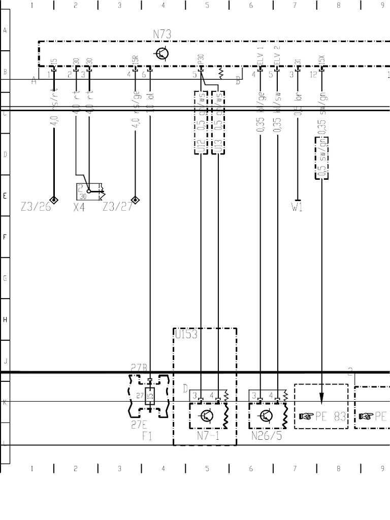 Ignition Starter Switch Wiring Diagram(W211) | PDF