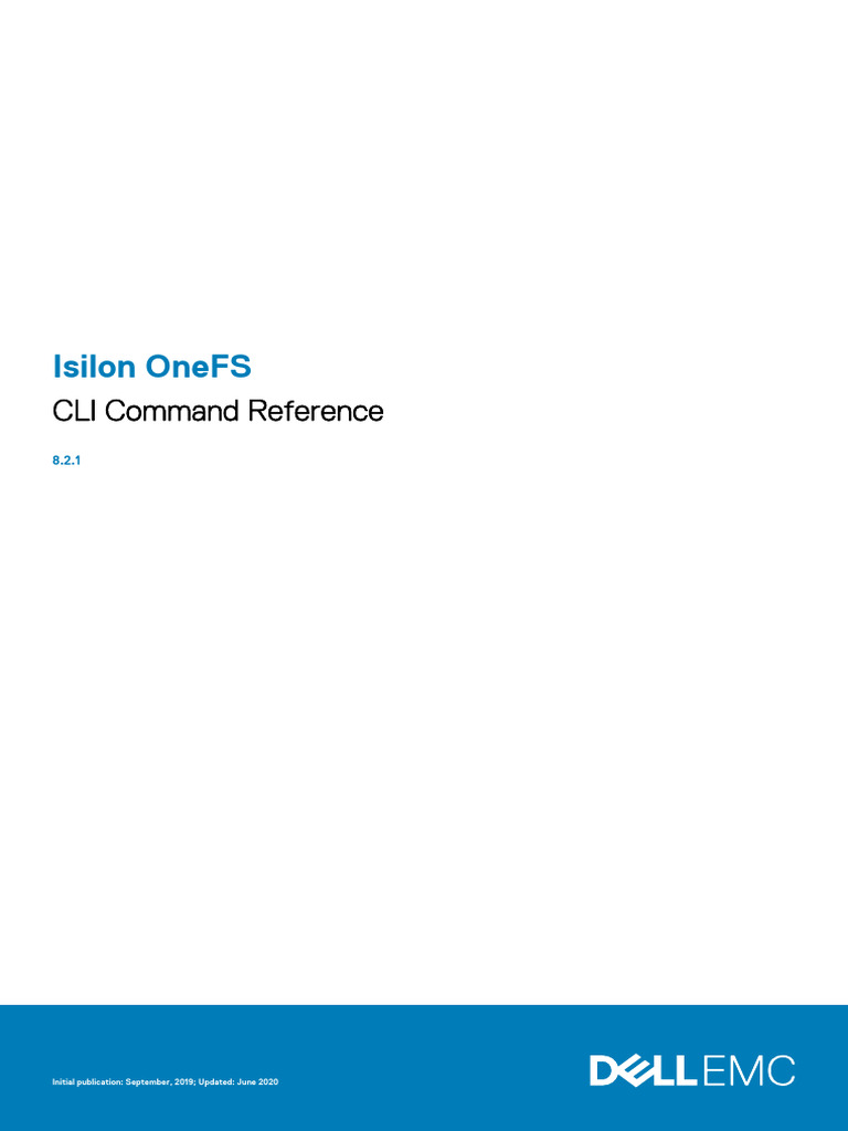 Isilon Cli | PDF | Proxy Server | Antivirus Software