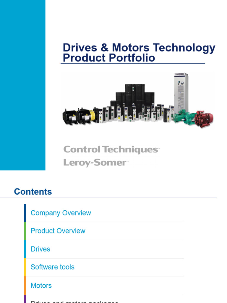 Drives and Motors Technology Product Portfolio AMUL Rev2 | PDF | Computing