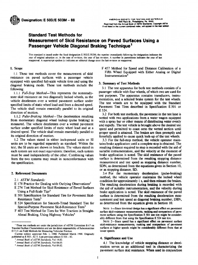 E 503 e 503M - 88 | PDF