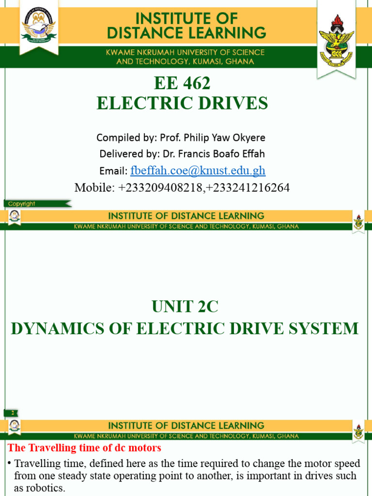 Ee 462 Unit 2C | PDF | Electric Motor | Electrical Engineering
