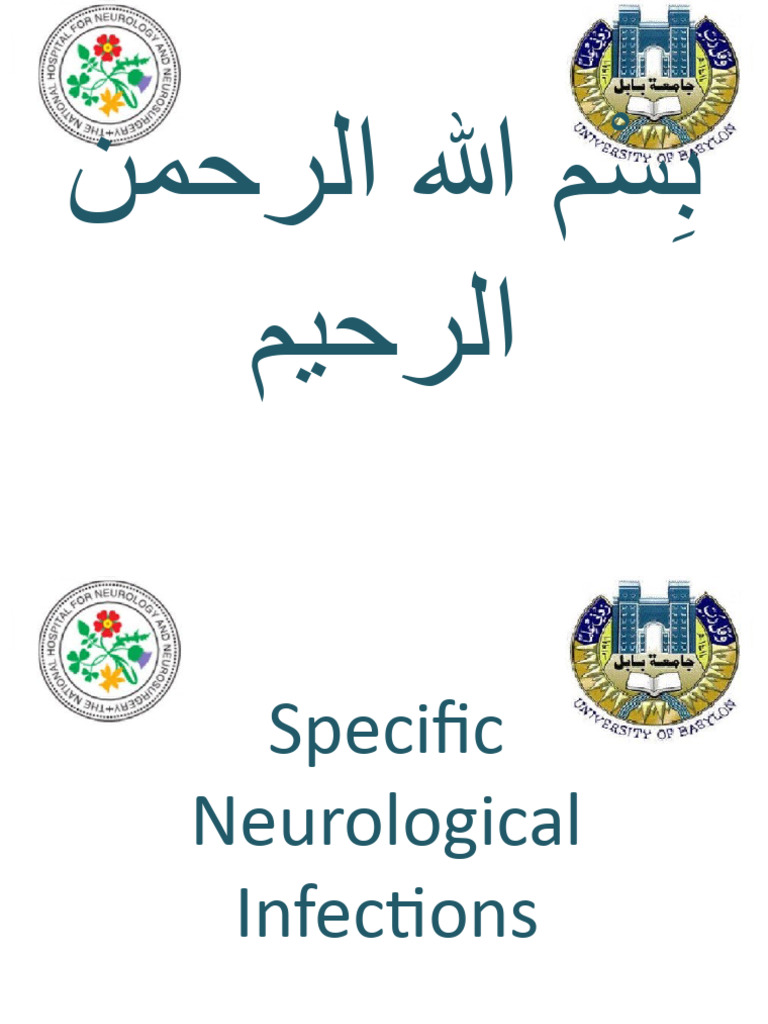 Specific Neurological Infections | PDF | Rabies | Infection
