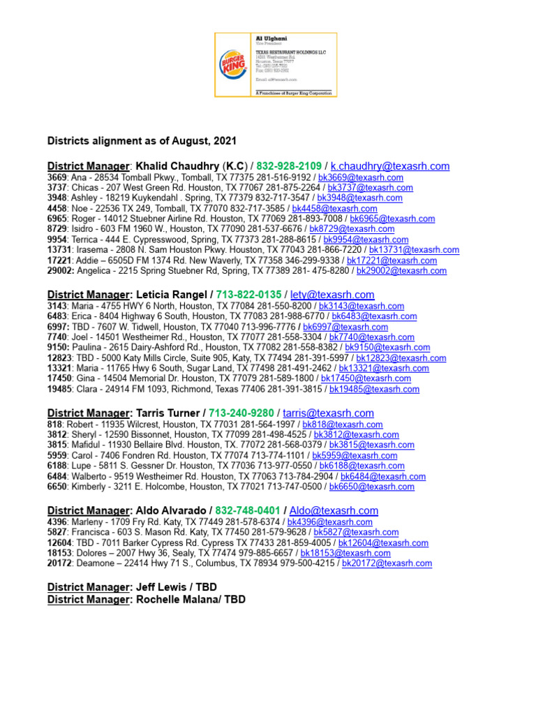 Organization Alignment Aug 2021 | PDF