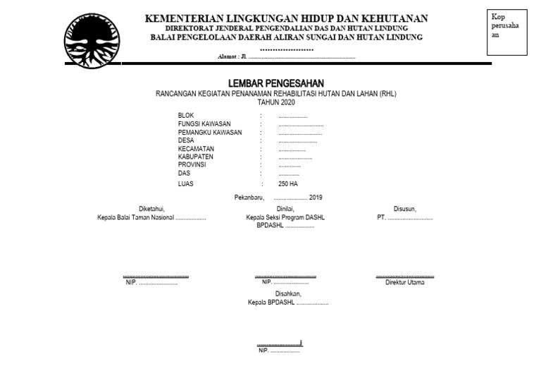 Pengesahan Blok IV LKB | PDF