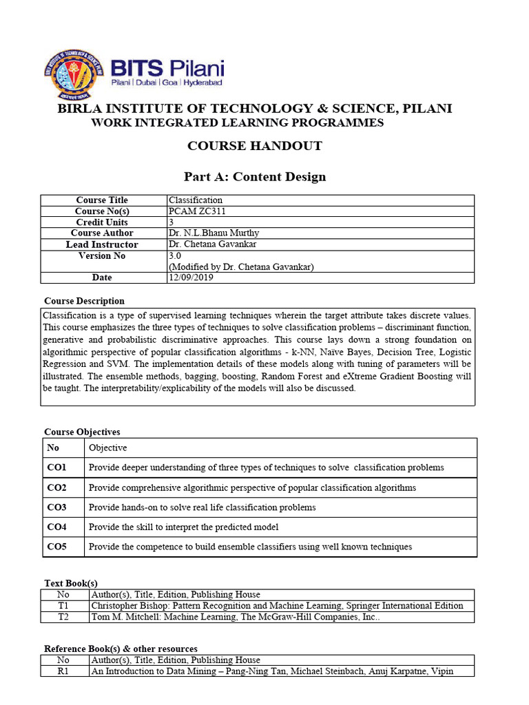 Classification Pdf Statistical Classification Support Vector Machine