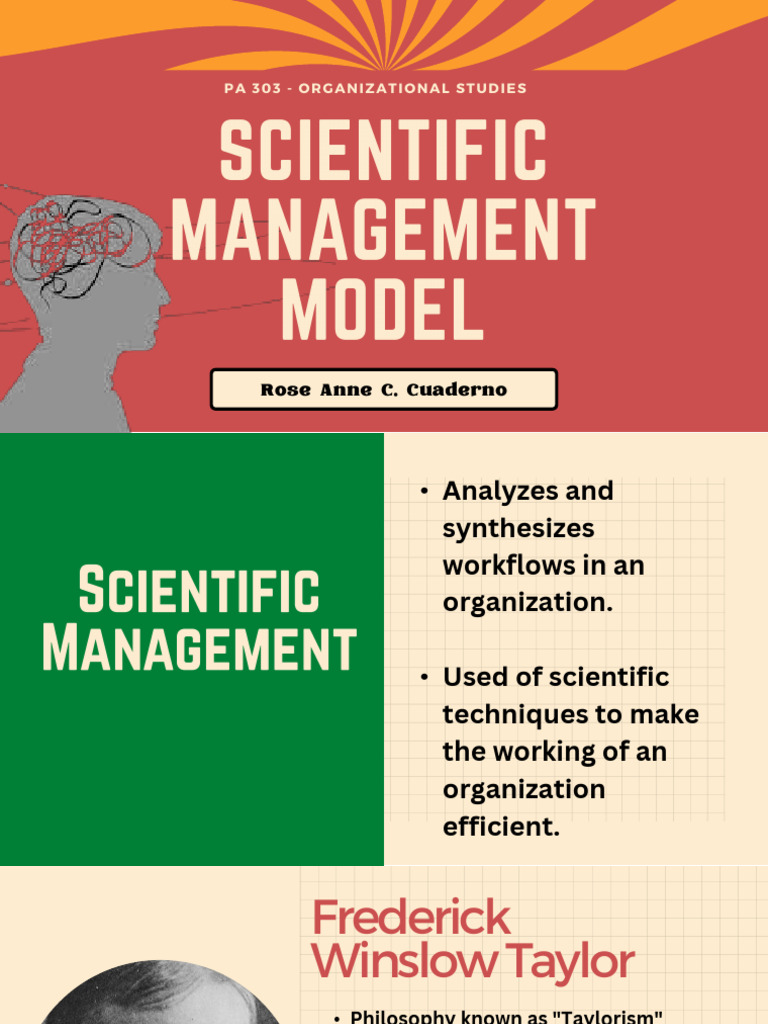 Scientific Management Model - Rose Anne Cuaderno | PDF | Economies ...