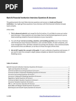 BIWS FIG Quick Reference Guide | PDF | Valuation (Finance) | Equity (Finance)