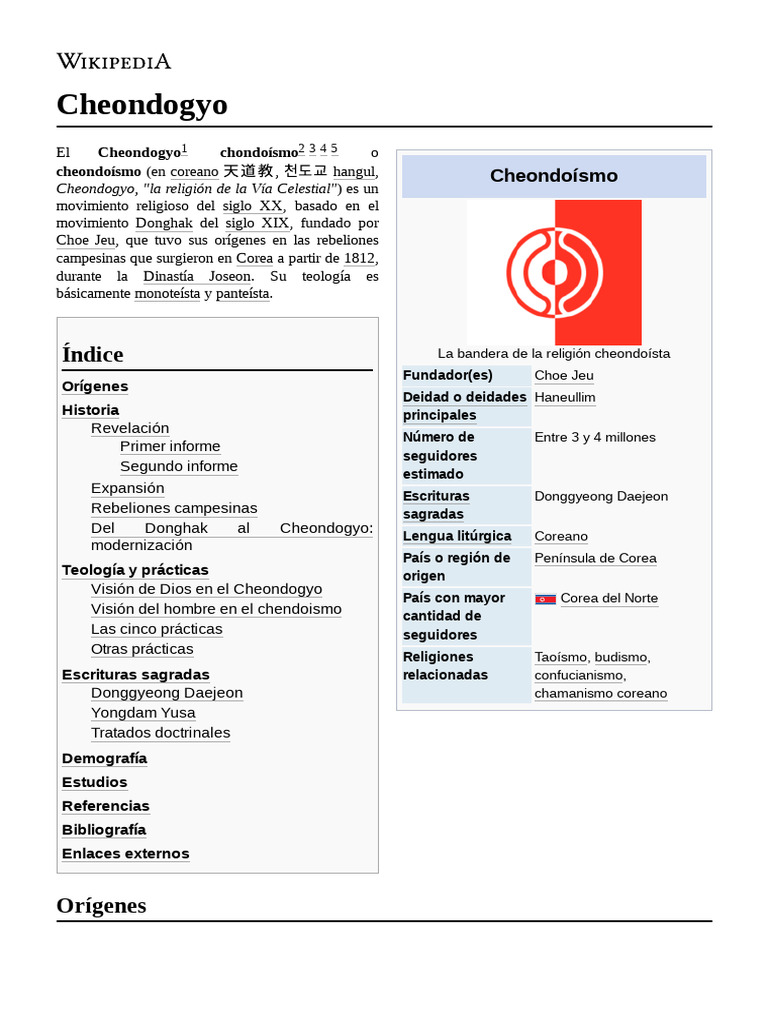 Significado de Haewol en Cheondoísmo | PDF