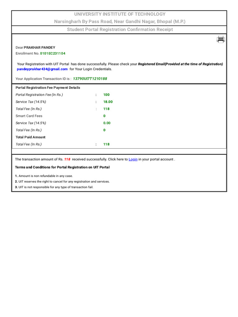 University Institute of Technology, RGPV Bhopal | PDF