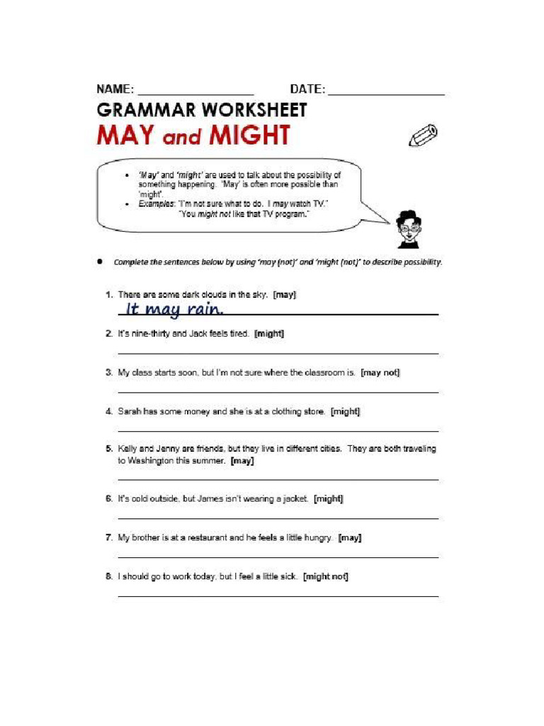 May and Might PDF | PDF