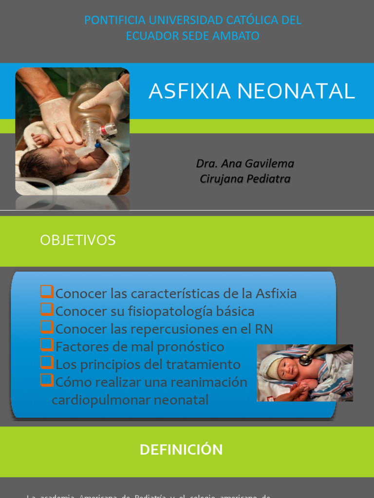 Asfixia Neonatal | PDF | Especialidades Medicas | Medicina CLINICA