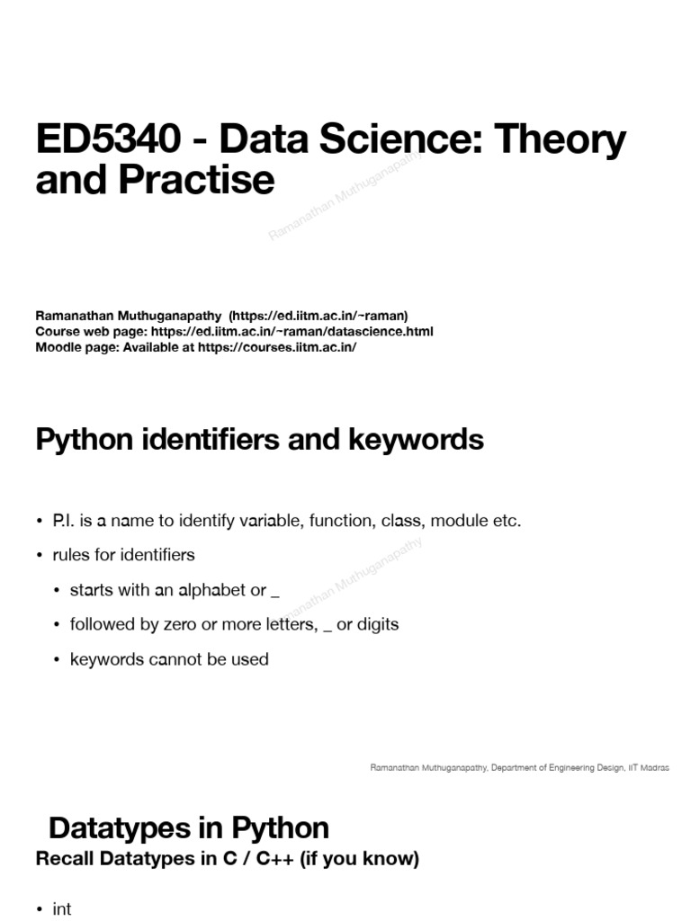 L2 Pythonbasics Pdf Integer Computer Science Data Type
