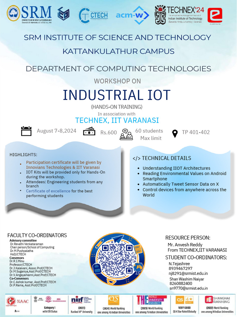 IIoT Workshop for Engineering Students | PDF | Engineering | Internet Of Things