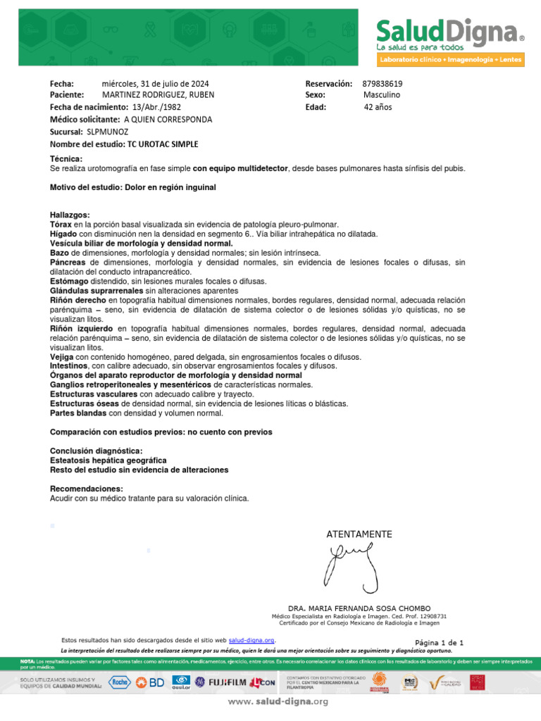 Atentamente | PDF | Especialidades Medicas | Enfermedades y trastornos