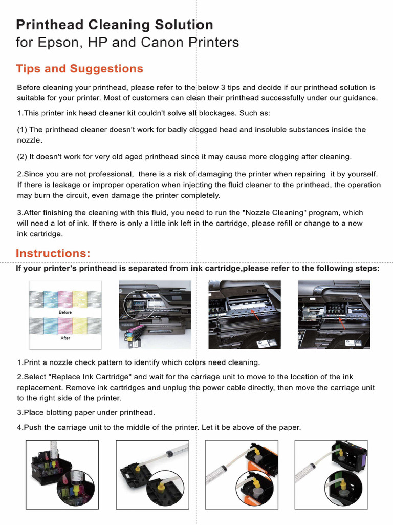 Printer Maintenance Kit User Manual | PDF
