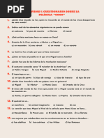 Preguntas sobre la película Coco | PDF | Arte | Novela negra, policíaca ...