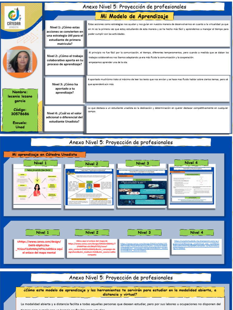 Anexo 5 - Nivel 5 Modelo de Aprendizaje | PDF | Aprendizaje | Cognición