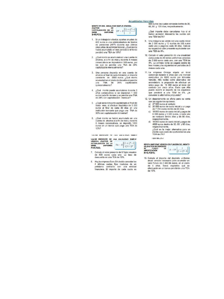 S16.s1 - Tarea Académica N°4-A Anualidades | PDF