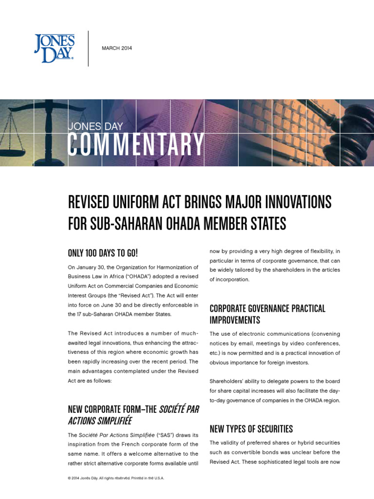 Revised Uniform Act | PDF | Securities (Finance) | Corporate Governance