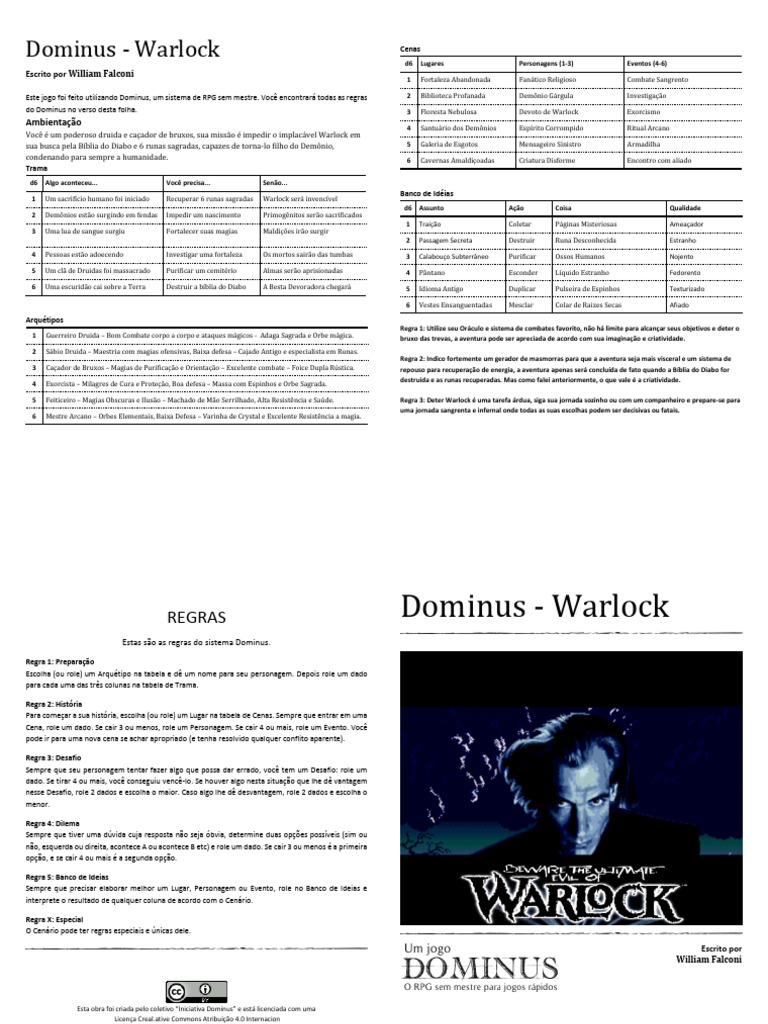Dominus Warlock | PDF