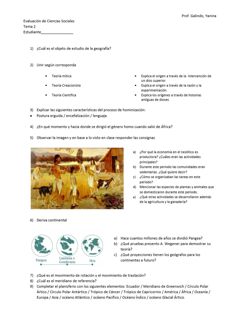 CSC Tema 2 | PDF | Teoría | Ciencias de la Tierra
