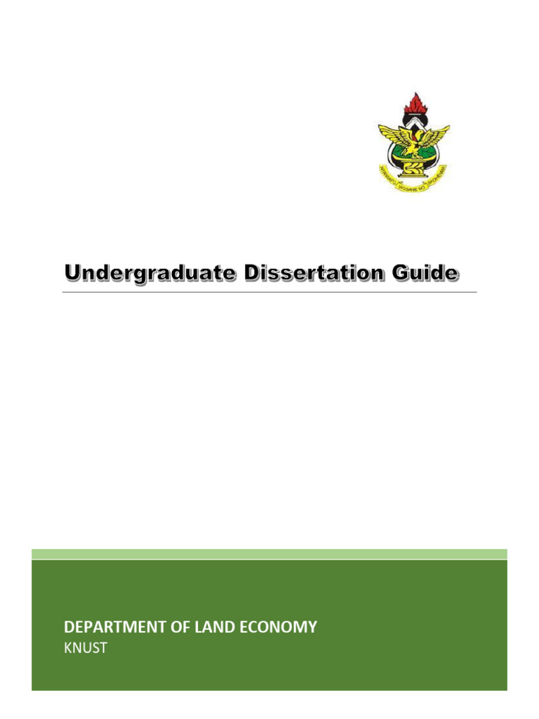 Dissertation Guide - Dept of Land Economy | PDF | Paragraph | Thesis