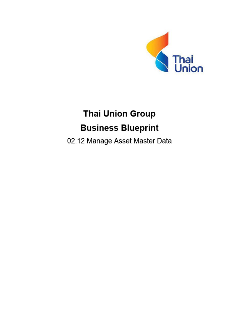 TU - GT - BP 02.12 Manage Asset Master Data V2.5 | PDF | Depreciation | Business Economics