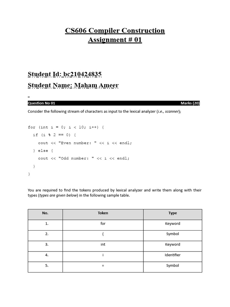 bc210424835 cs606 Assignment 1 Solution | PDF | Computer Programming | Software Engineering