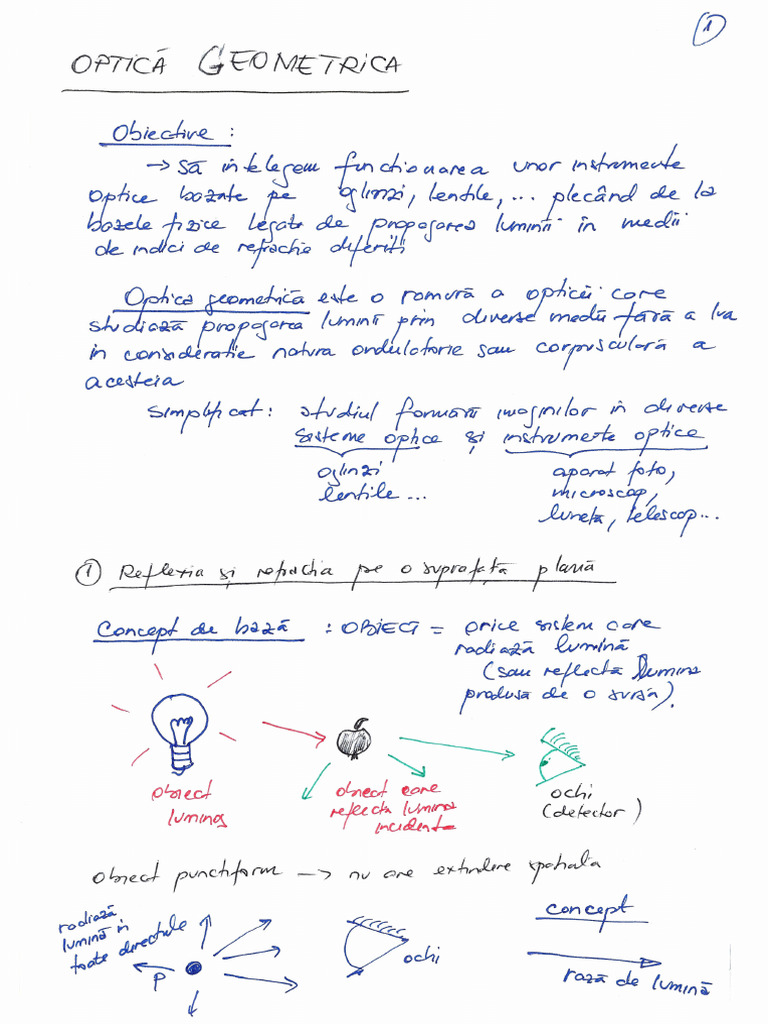 Curs 5 Optica - Geometrica | PDF | Science & Mathematics