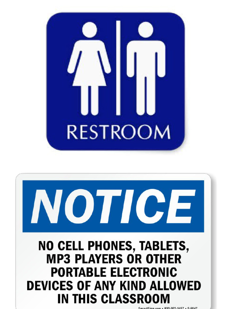Signages in Classroom L | PDF